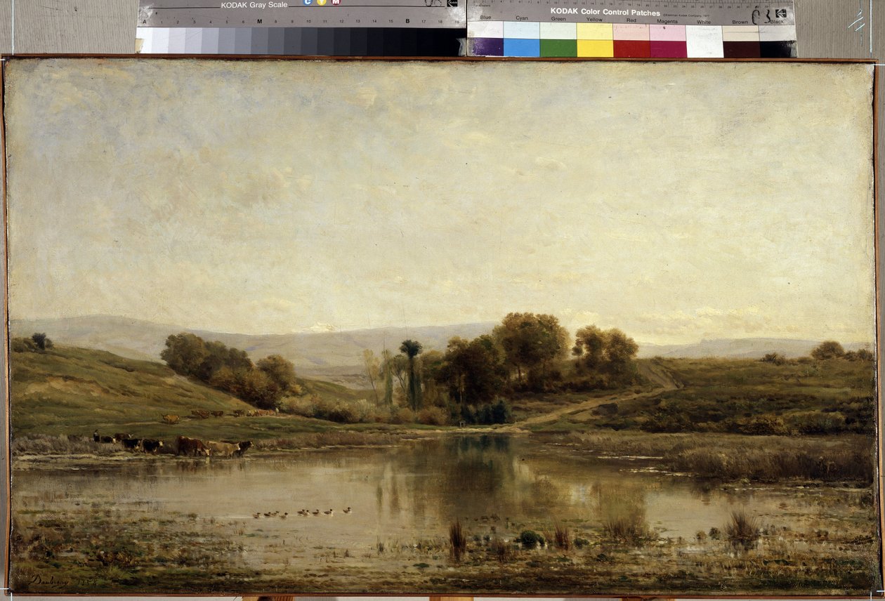 Der Teich von Charles Francois Daubigny: Kunstdruck kaufen