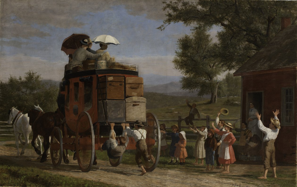 Der Pemigewasset Coach, 1899 von Enoch Wood Perry