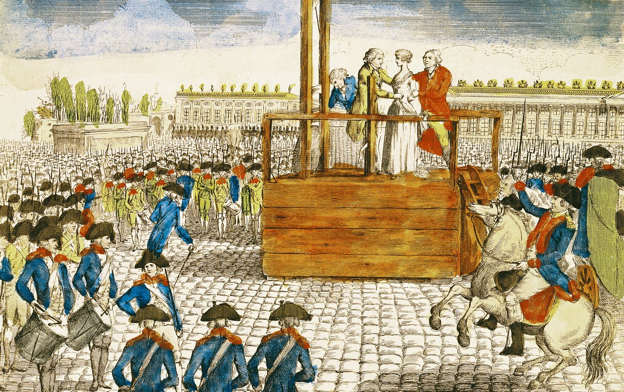 Standort Der Guillotine Von Marie Antoinette Marie Antoinette