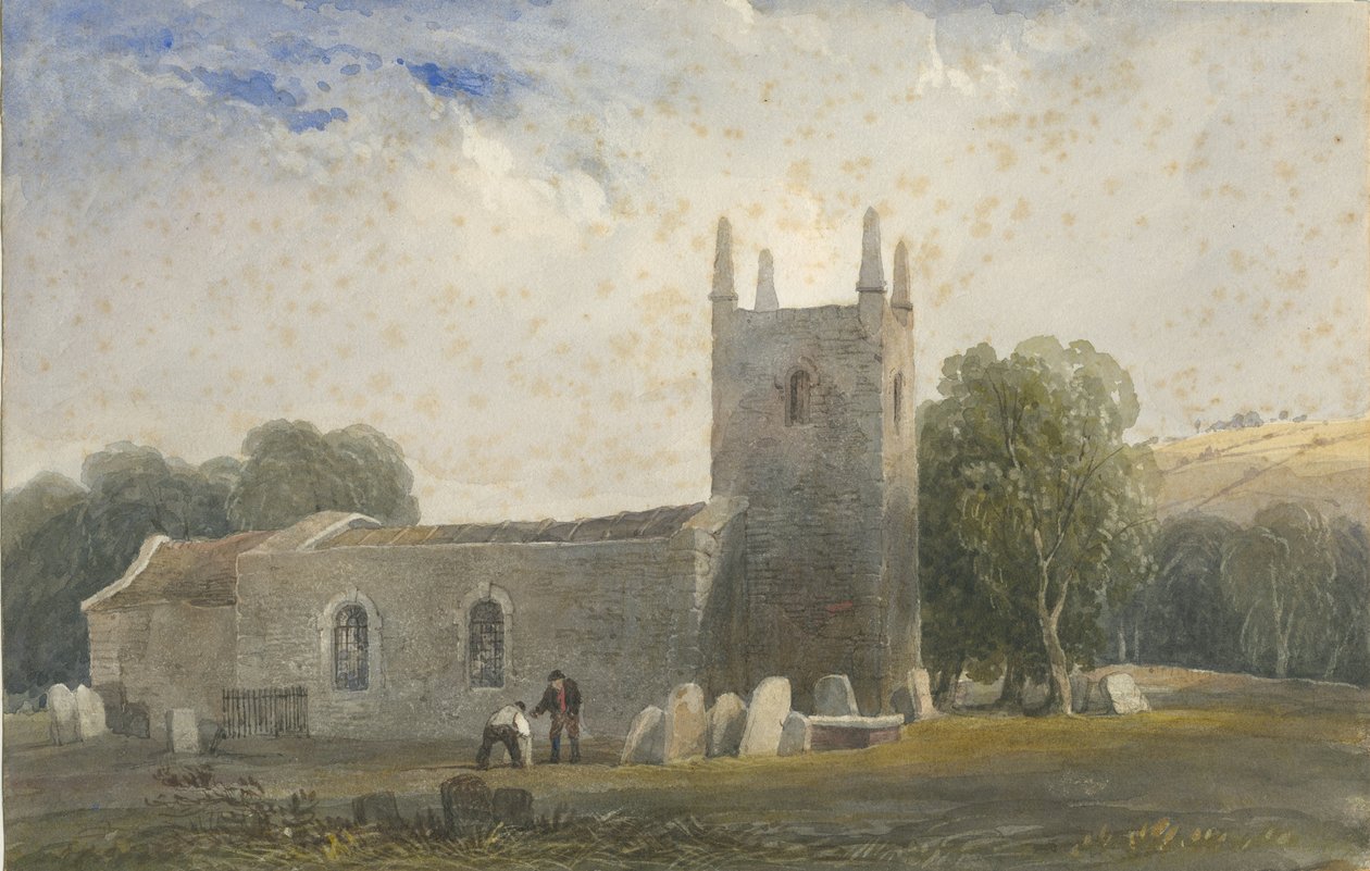 Butterton Church von Lewis John Wood: Kunstdruck kaufen