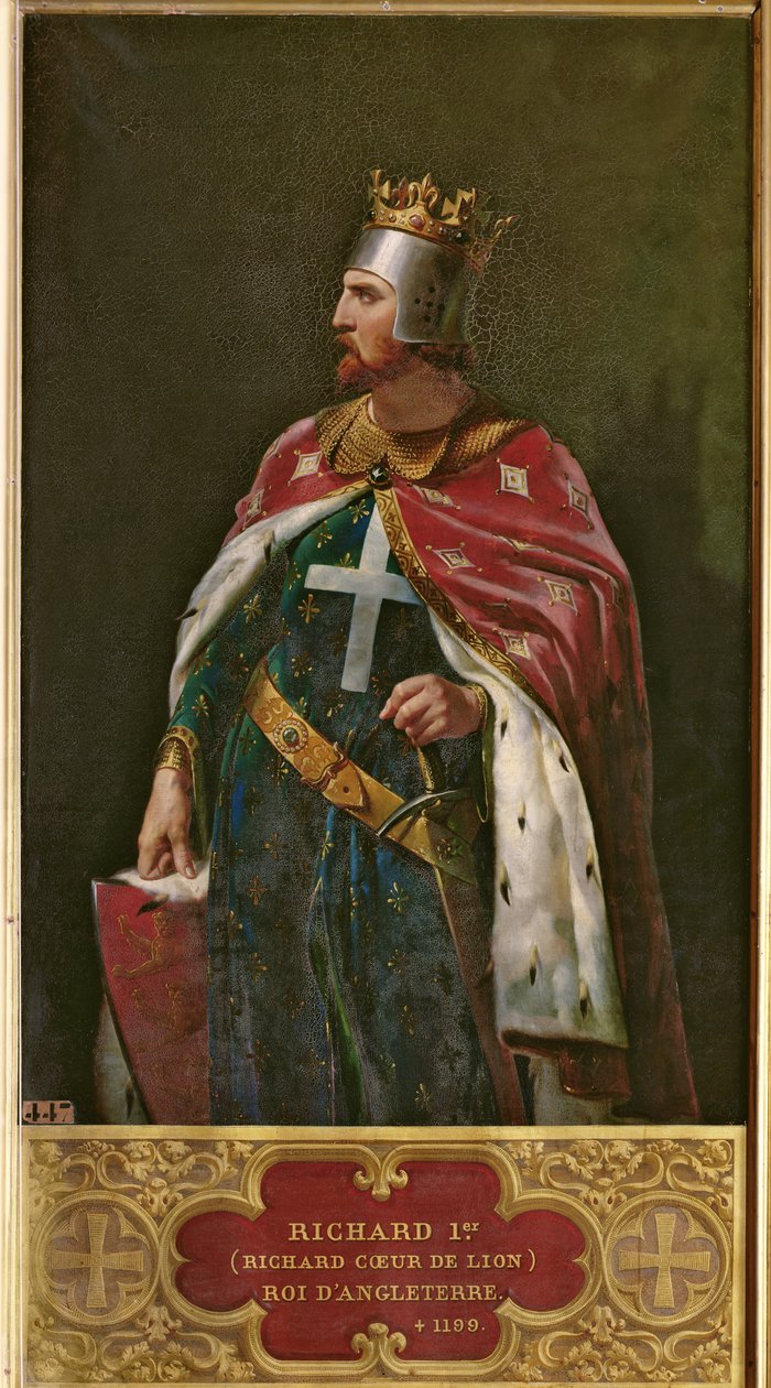 Richard I. Löwenherz (1157-1199) König von England, 1841