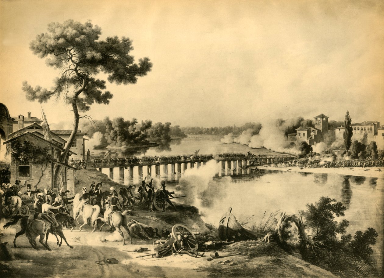 Die Schlacht von Lodi, 10. Mai 1796, 1921 von Unbekannt