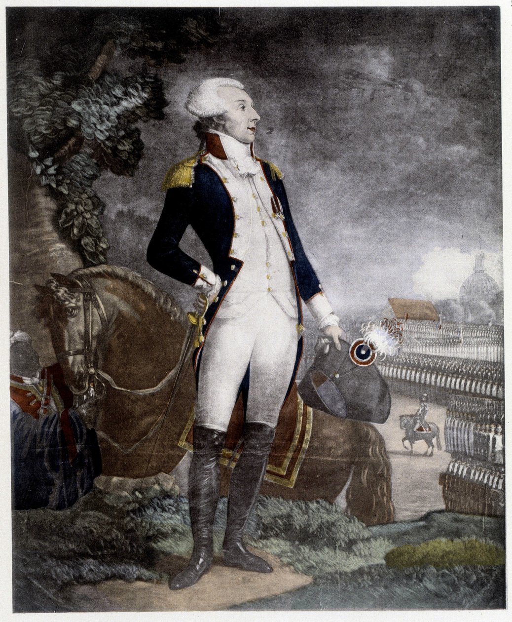Porträt von General La Fayette (Lafayette)
