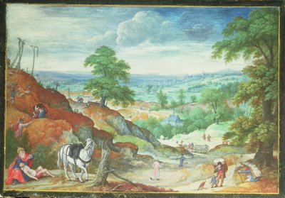 Der gute Samariter von Hans Bol als Kunstdruck (#83024)