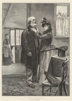 Gehen zum Tanz von William Henry Charles Groome: Kunstdruck